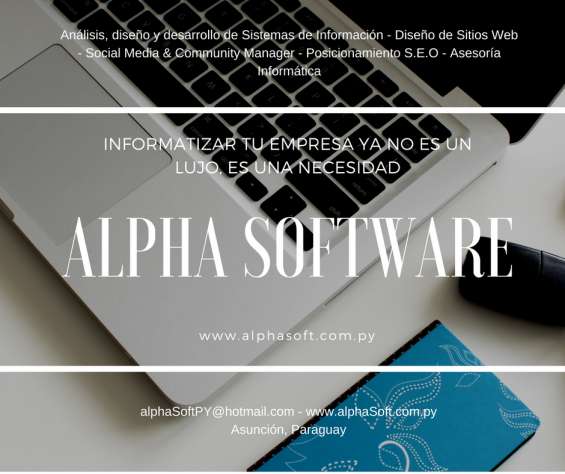 Sistema para tiendas - alpha software en Asunción - Otros Servicios | 216963